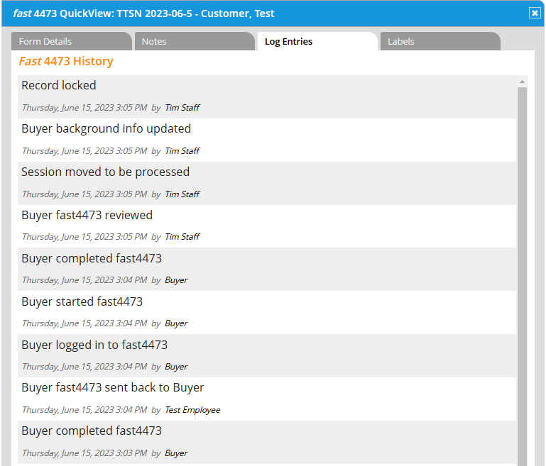 Staff Management – Gun StoreMaster